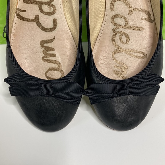 Sam Edelman | Shoes | Sam Edelman Black Leather Milly Ballet Flats Size ...